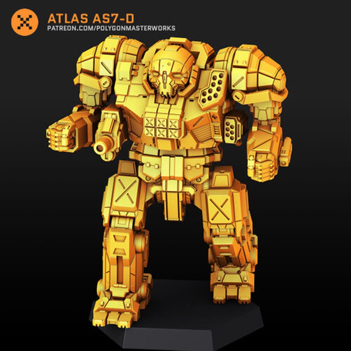 Atlas - PMW Sculpt - Multiple Variants | American Mecha | Compatible ...