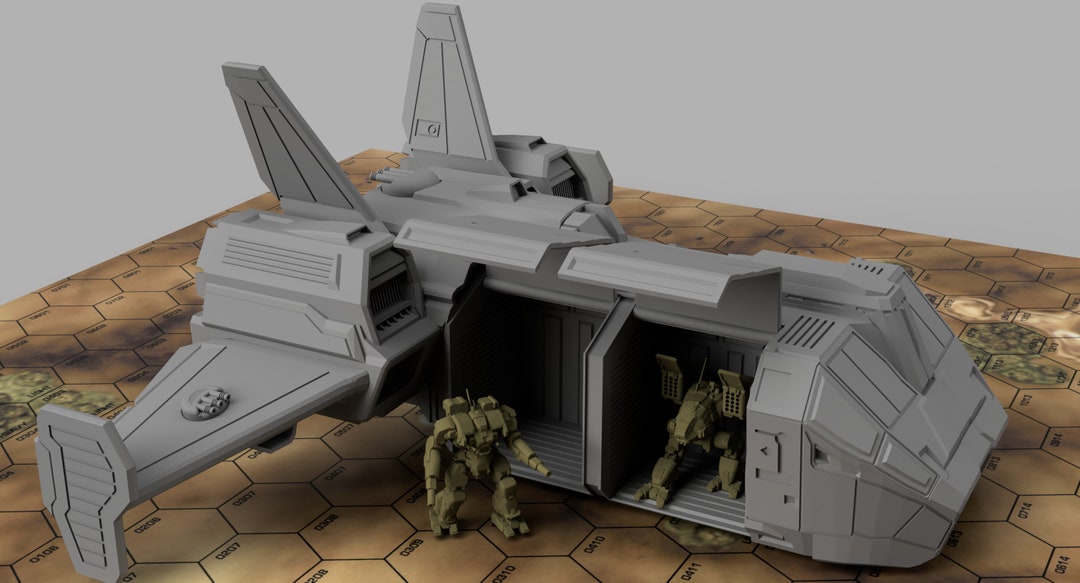 Leopard Nuseen - Mechscale Military Dropship | DIW Exclusive | American ...