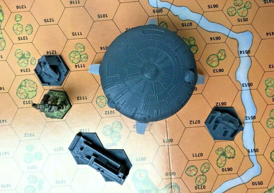 Battletech/citytech Mapscale Union Dropship - Etsy