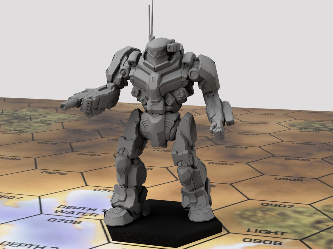 Battletech Miniatures Black Knight BL-7-KNT Special Variant by Syllogy 3D Printed on Demand - Etsy