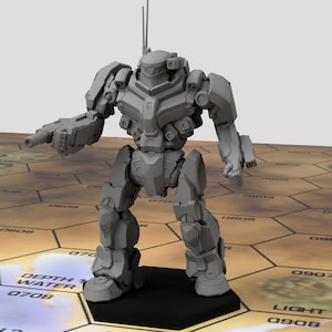 Battletech Miniatures Black Knight BL-7-KNT Special Variant by Syllogy ...