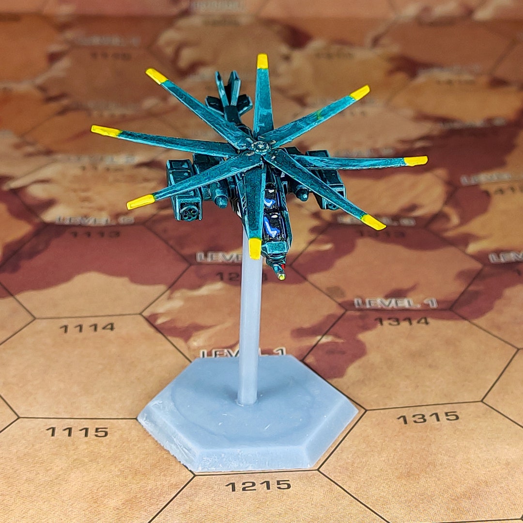 Battletech Miniatures Balac Strike VTOL Sirmortimerbombito - Etsy