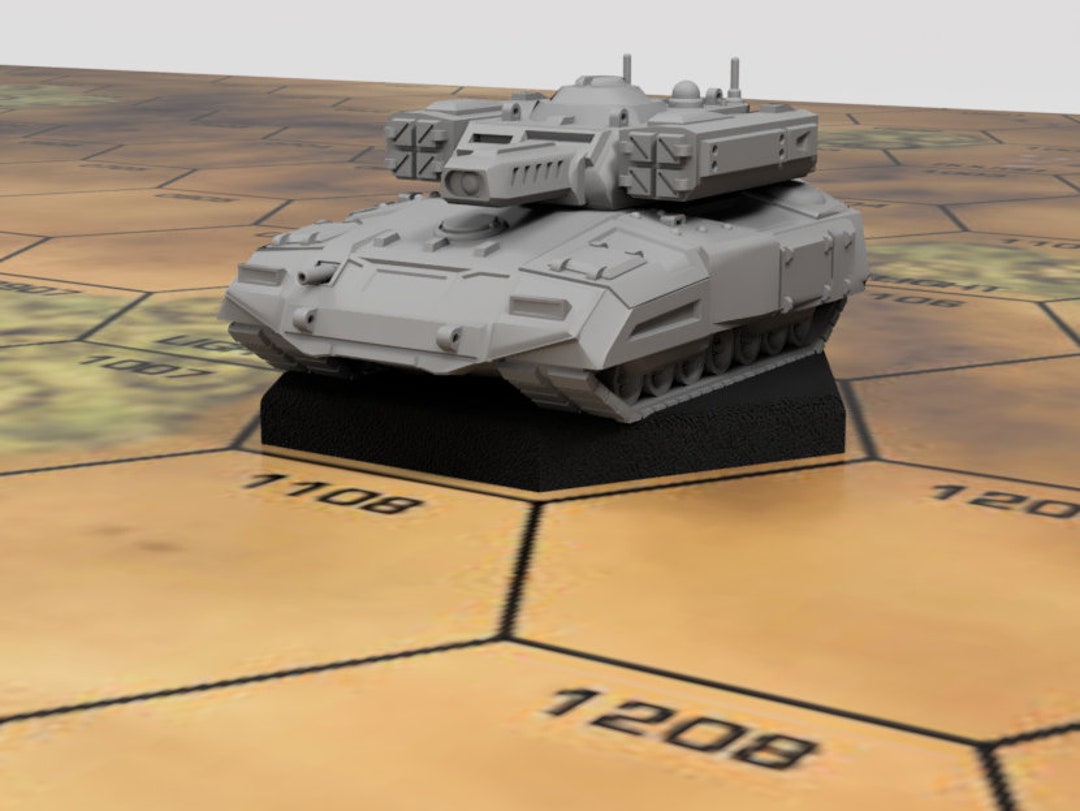 Battletech Miniatures Bulldog Heavy Tank Defiance Industries Wargaming ...