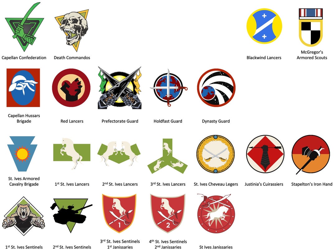 Capellan Confederation Multiple Units 126x Premium - Etsy