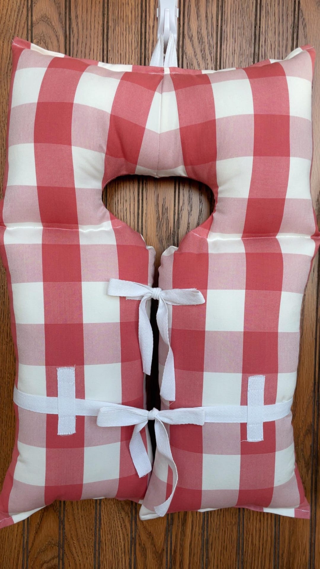 Vintage Pink Life Jacket Wall Decor, Nautical Lake House Art, Coastal ...