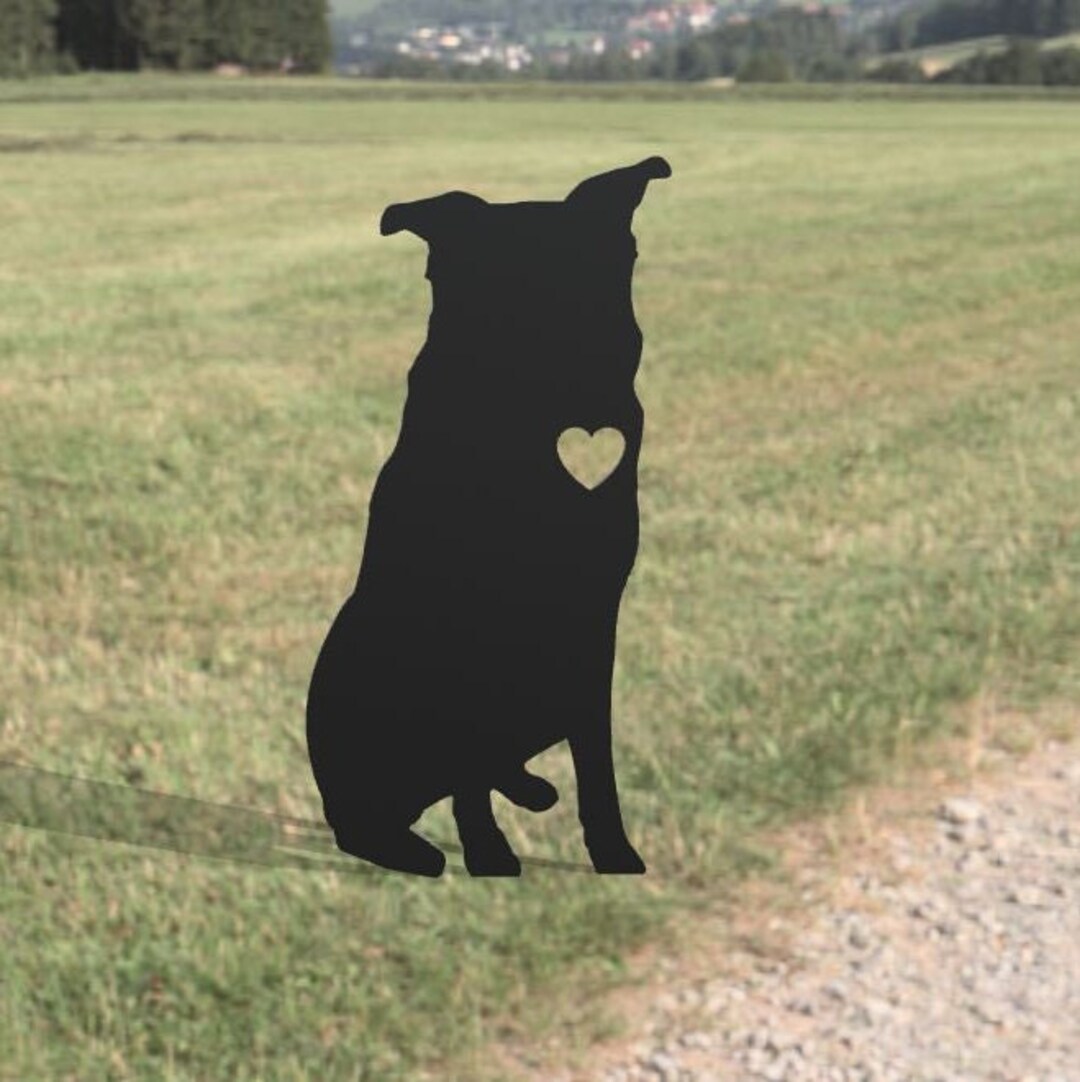 Black Lab Metal Dog Sign, Personalized Dog Yard Art, Outdoor Metal ...