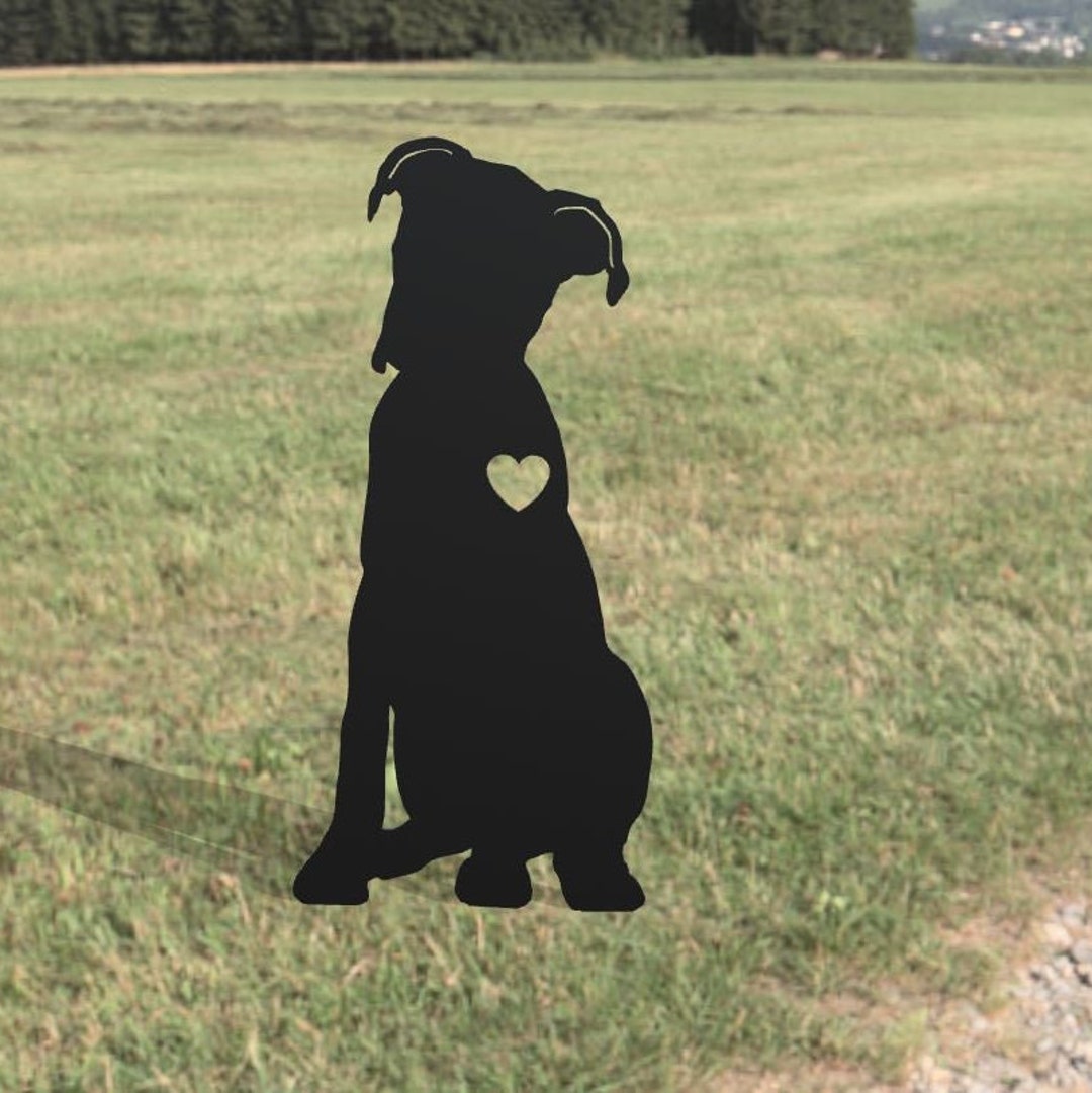 Dog Metal Yard Art - Boxer Dog - Hand Made Custom Dog Metal Gift for ...