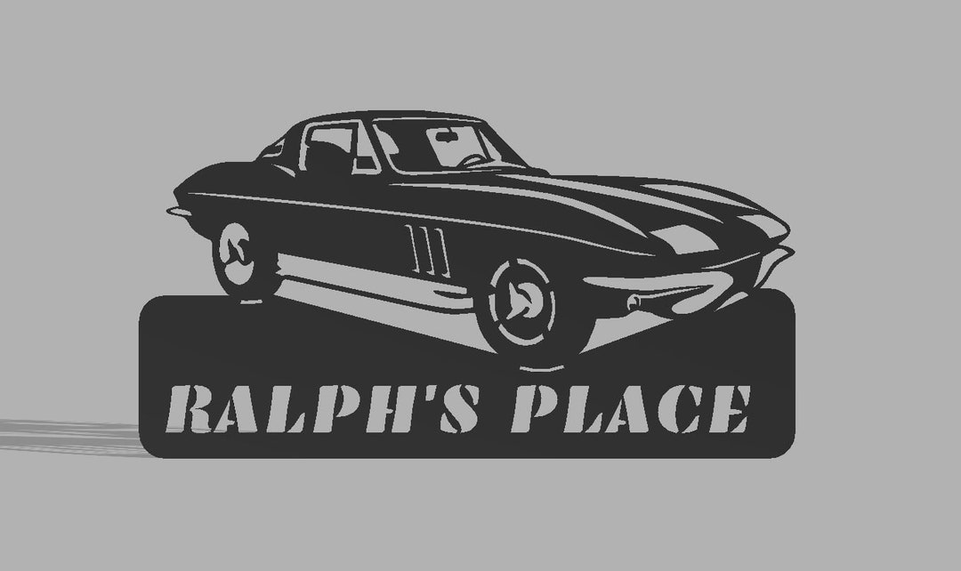 Old Car Metal Sign - Wall Art Metal Garage Sign - Personalized Steel ...