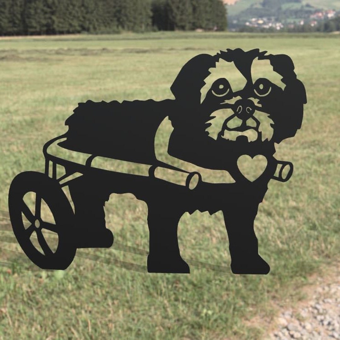 Personalized Pekingese Metal Yard Art: Dog Garden Decor - Etsy
