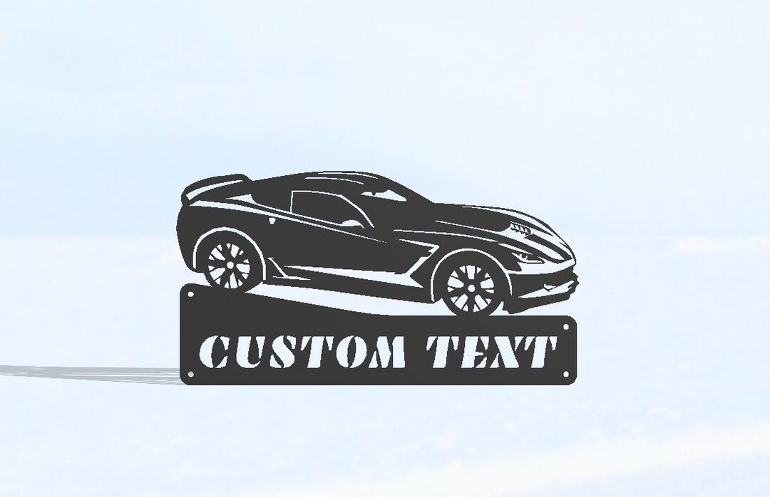 Custom Car Metal Sign: Laser Cut Garage & Workshop Decor - Etsy