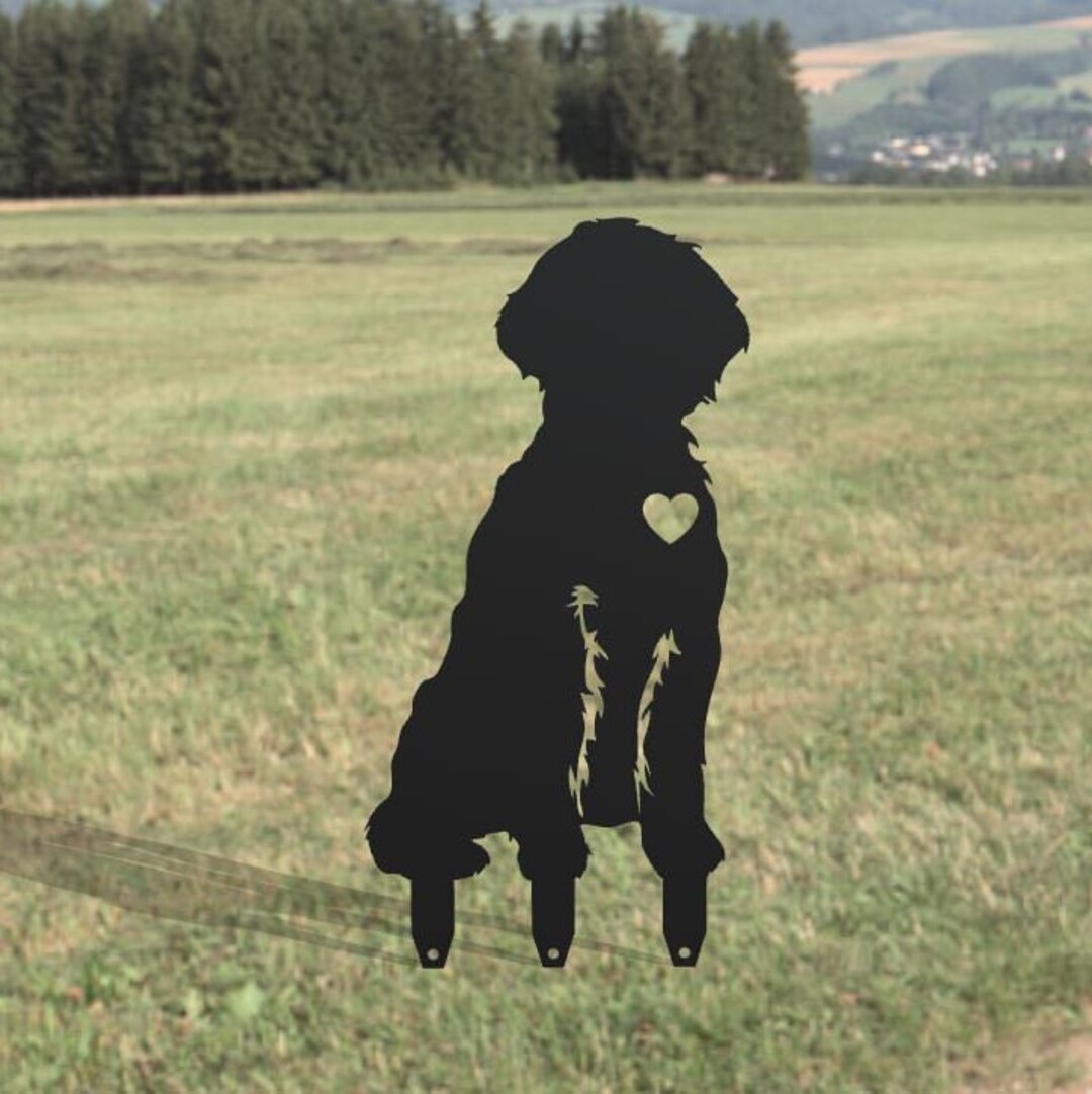 Personalized Labradoodle Metal Yard Art: Outdoor Dog Memorial Sign - Etsy