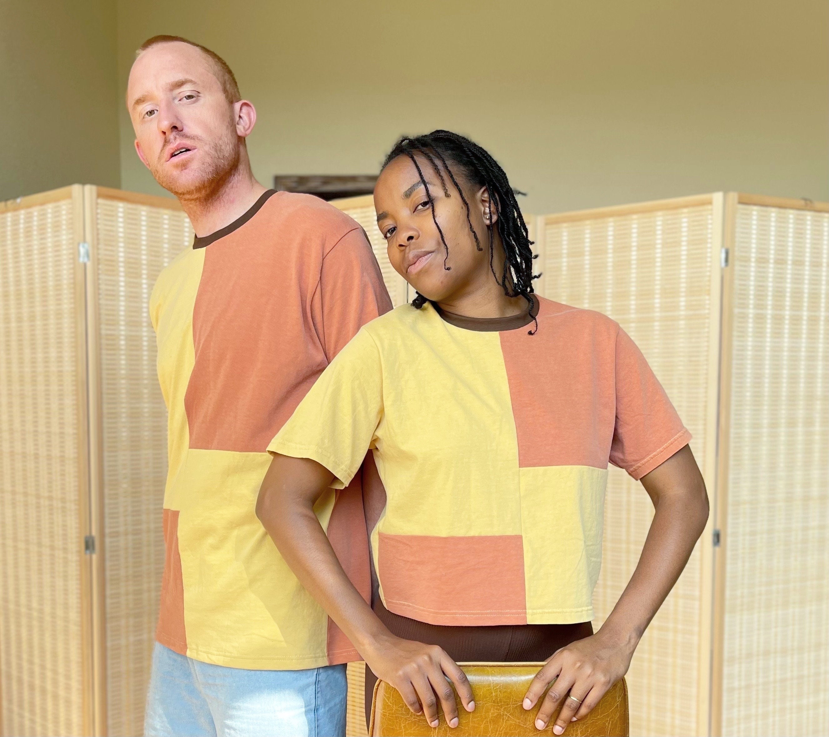 Two Toned T-shirt - Etsy Australia