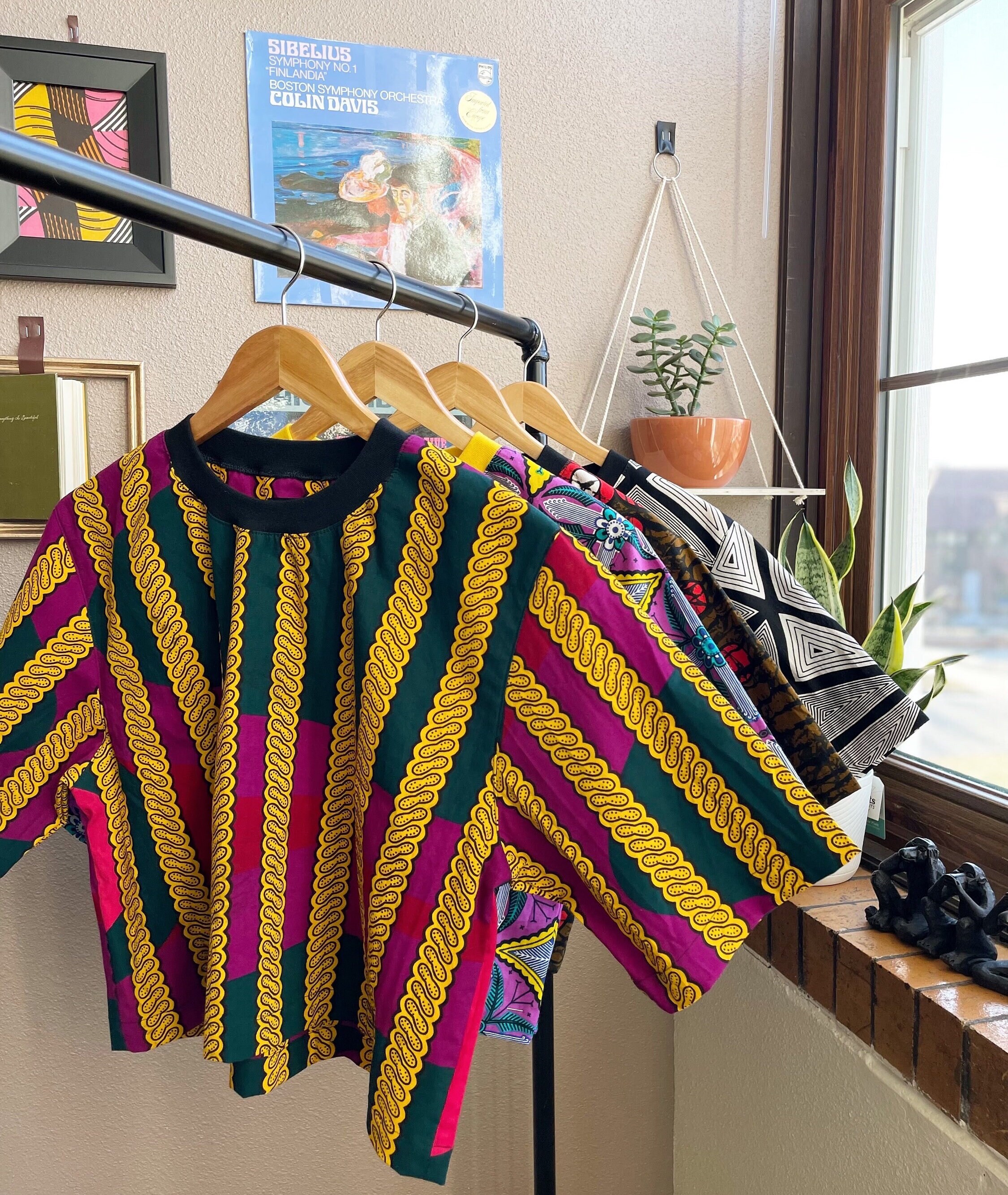 African Print Crop T-shirt - Etsy