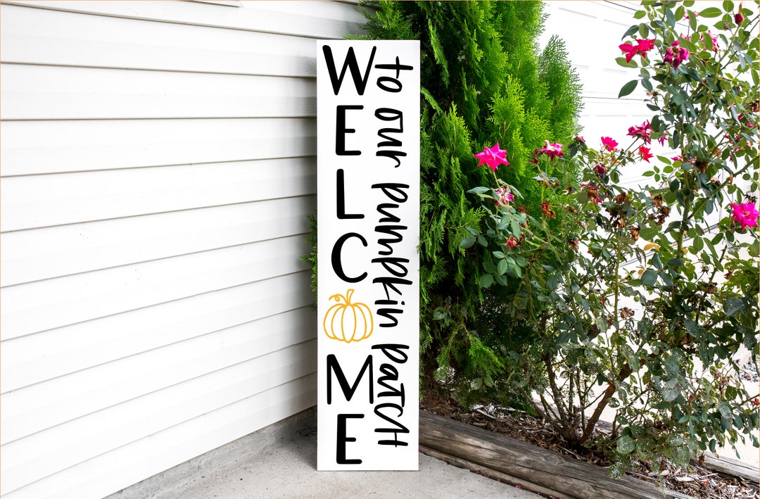 Welcome to Our Pumpkin Patch Fall Decor - Etsy