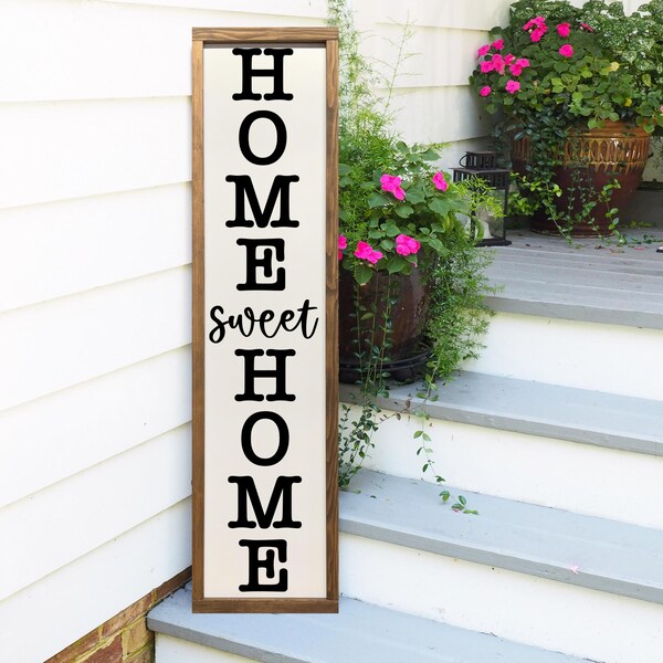 Outdoor Home Sweet Home Sign - Etsy