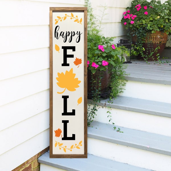 Happy Fall Sign - Etsy