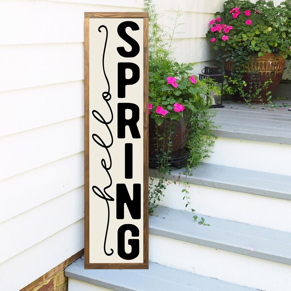 Spring Welcome Sign Svg - Etsy