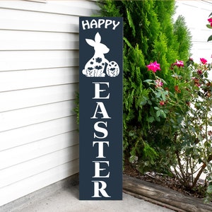 Happy Easter Porch Sign, Welcome Sign, Easter Decoration, Easter Sign - Etsy