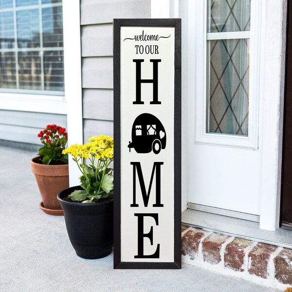 Welcome Camper Sign - Etsy