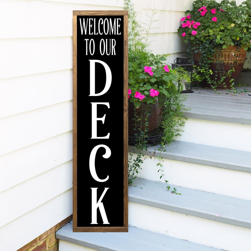 Deck Sign - Etsy