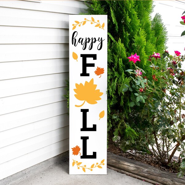 Happy Fall Sign - Etsy