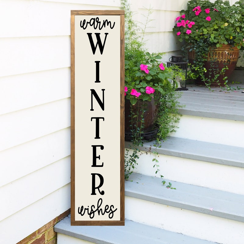Wood Winter Sign - Etsy