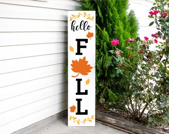 Fall Porch Signhappy Fall Yall Farmhouse Style ,welcome Fall Porch Sign ...