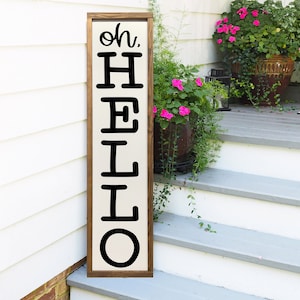 Oh Hello Sign - Etsy