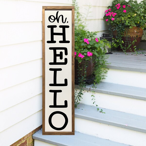 Oh Hello Sign - Etsy