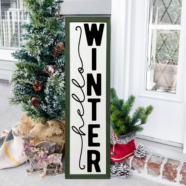 Winter Porch Decor - Etsy