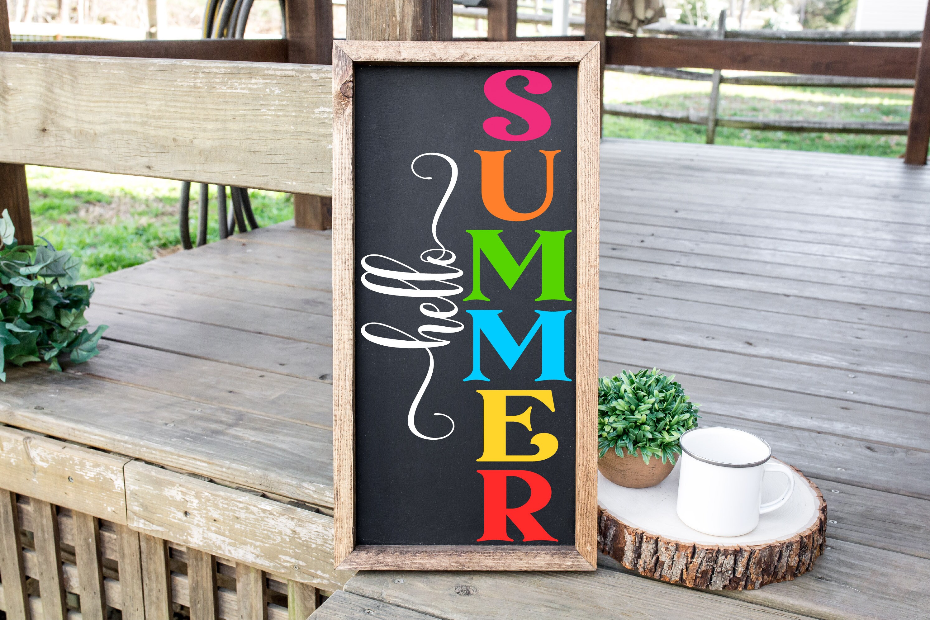 Hello Summer Sign Welcome Sign Summer Decor Welcome Sign | Etsy