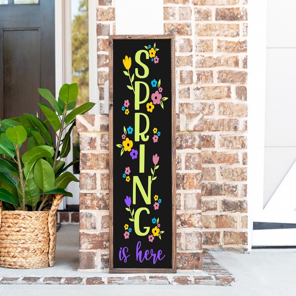 Spring Porch Sign - Etsy