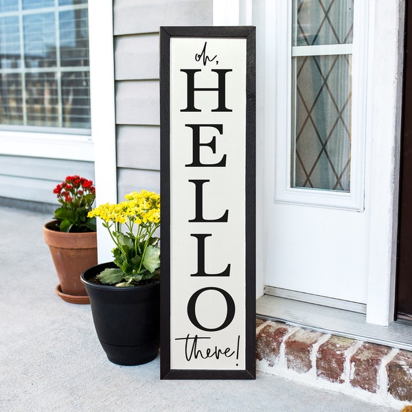 Oh Hello There Porch Sign - Etsy