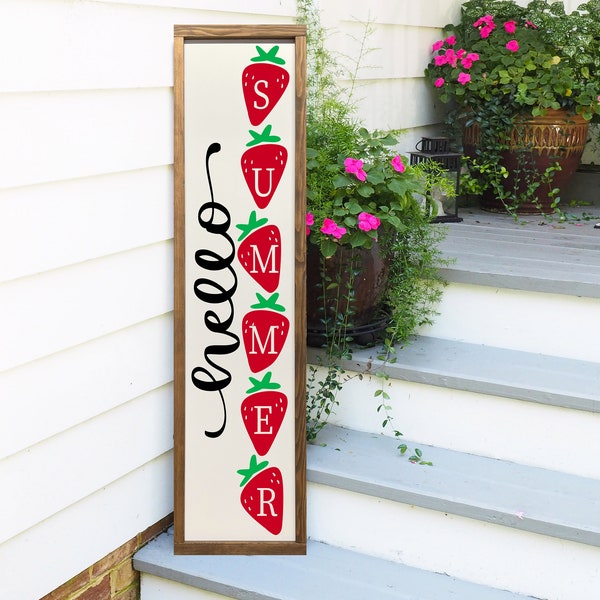Strawberry Sign - Etsy