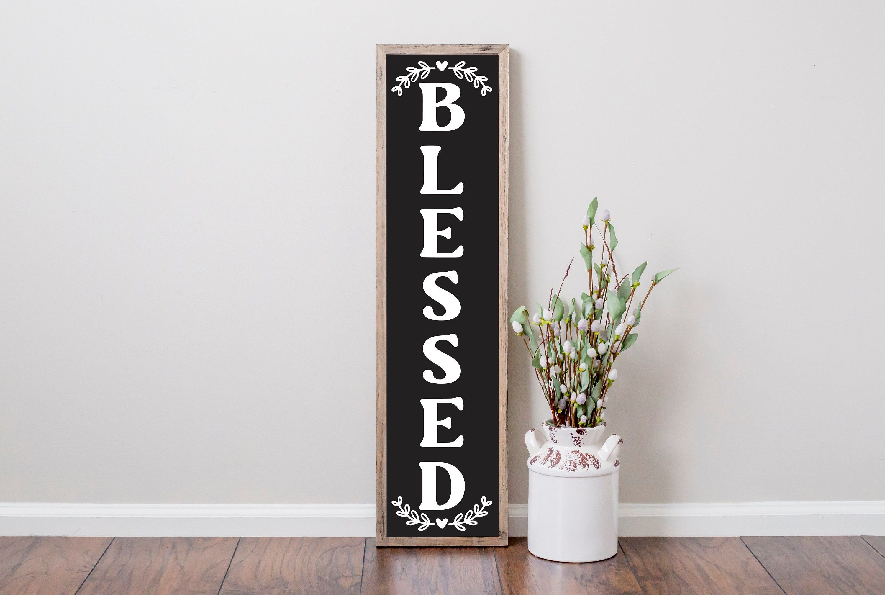 Welcome Sign Porch Decor Blessed Sign Outdoor Welcome Sign - Etsy