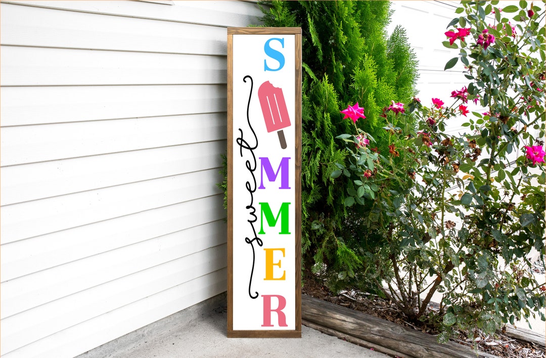 Sweet Summer Sign, Welcome Sign, Welcome Sign, Front Door Sign, Porch ...