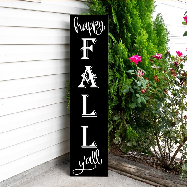 Happy Fall Sign - Etsy