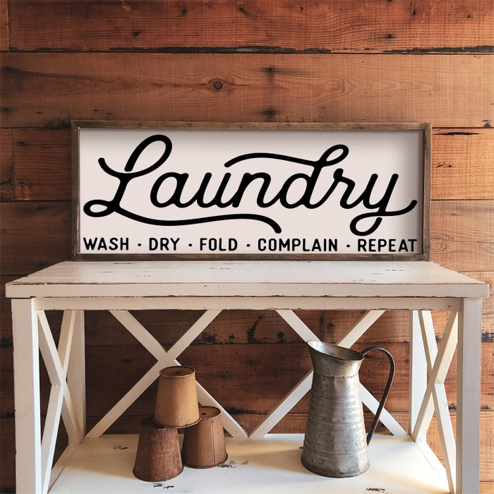 Laundry Signs - Etsy