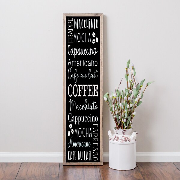 Coffee Wood Sign - Etsy