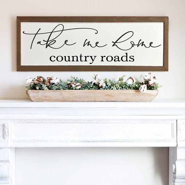 Country Road Sign - Etsy