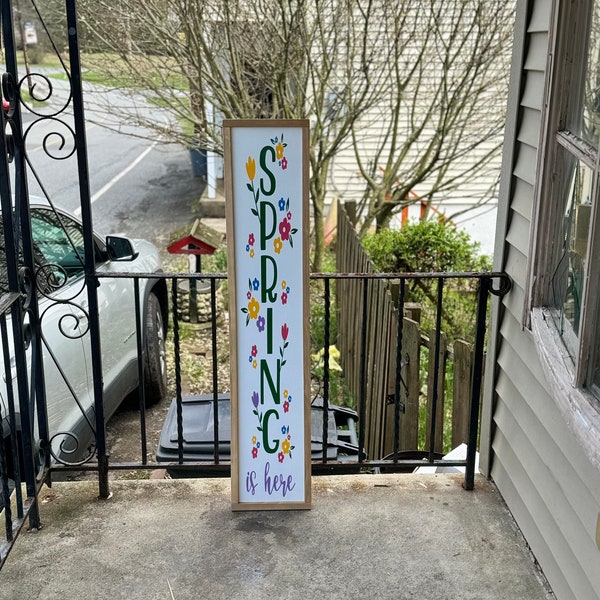 Spring Porch Sign - Etsy