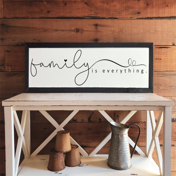 Family is Everything Sign - Etsy