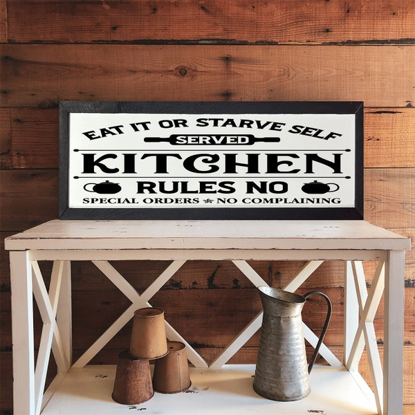 Kitchen Rules - Etsy