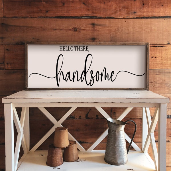 Hello Handsome - Etsy