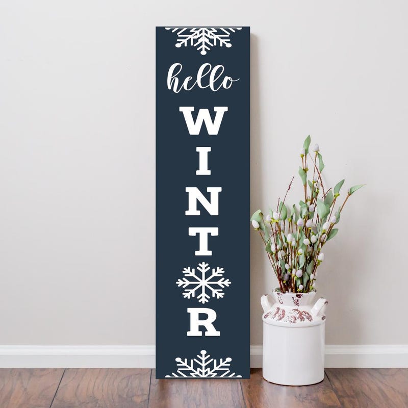 Winter Wood Sign - Etsy