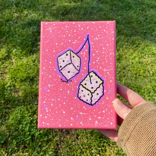 Dice Painting - Etsy