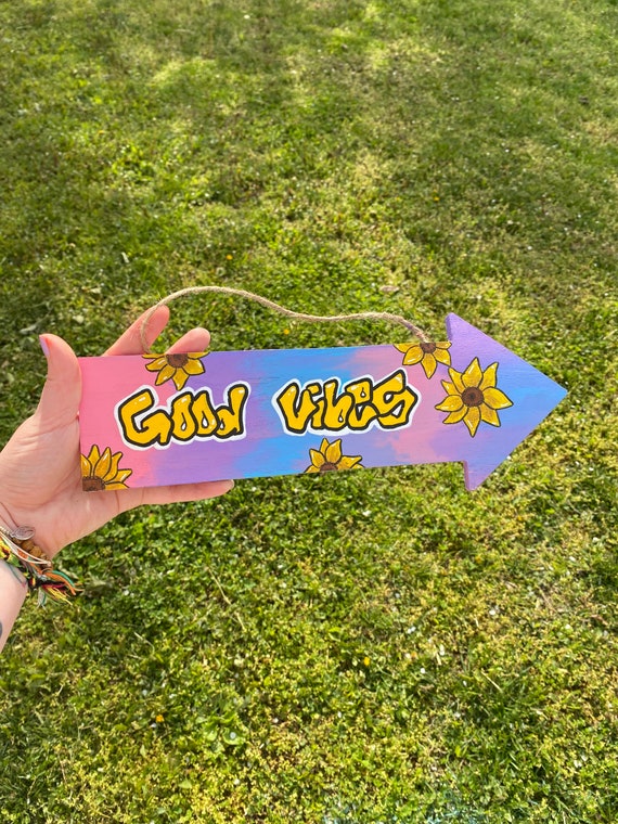 Good Vibes Sign - Etsy