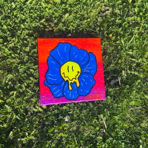 Neon Trippy Painting - Etsy