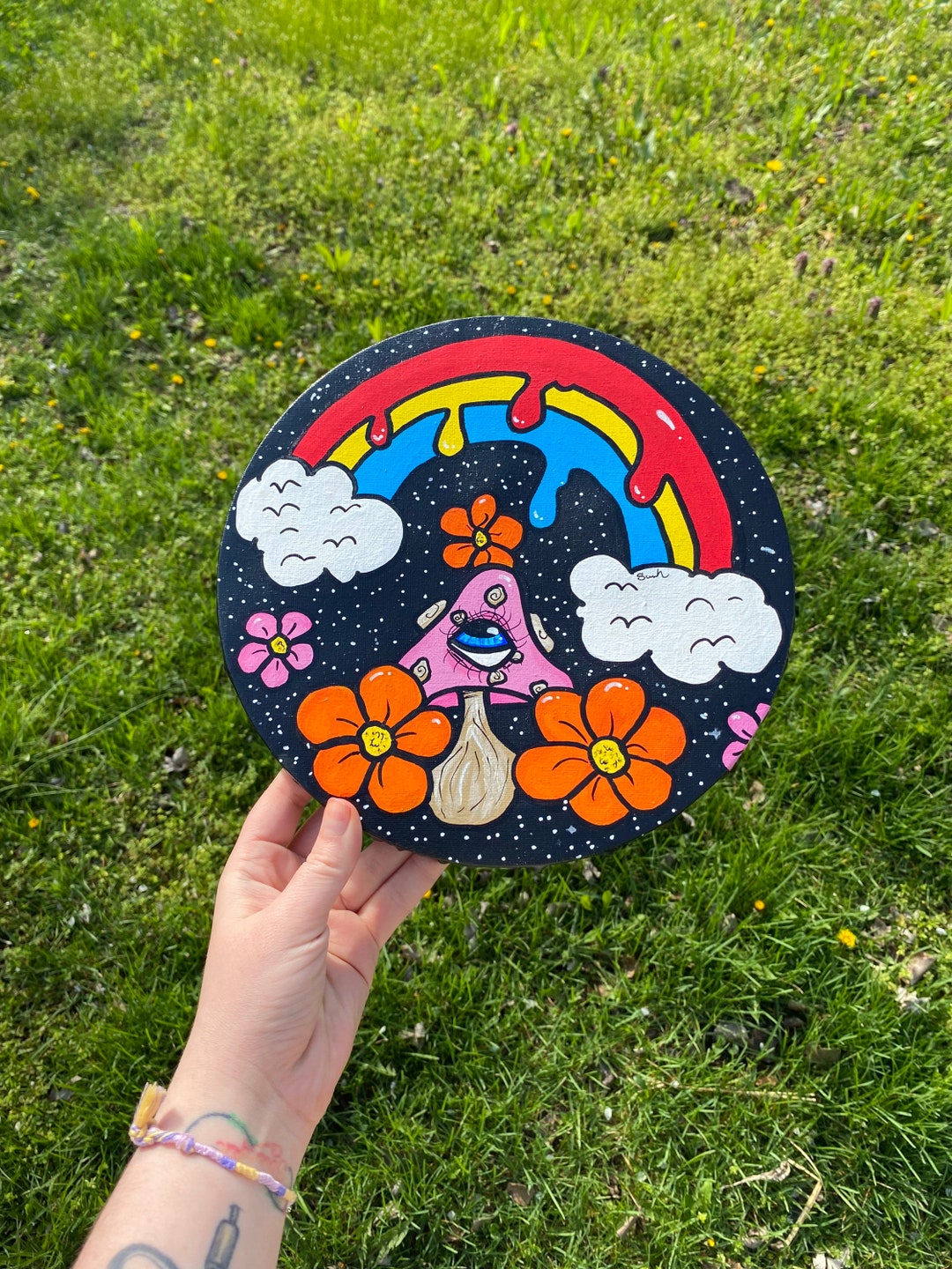 Groovy Love Painting - Etsy