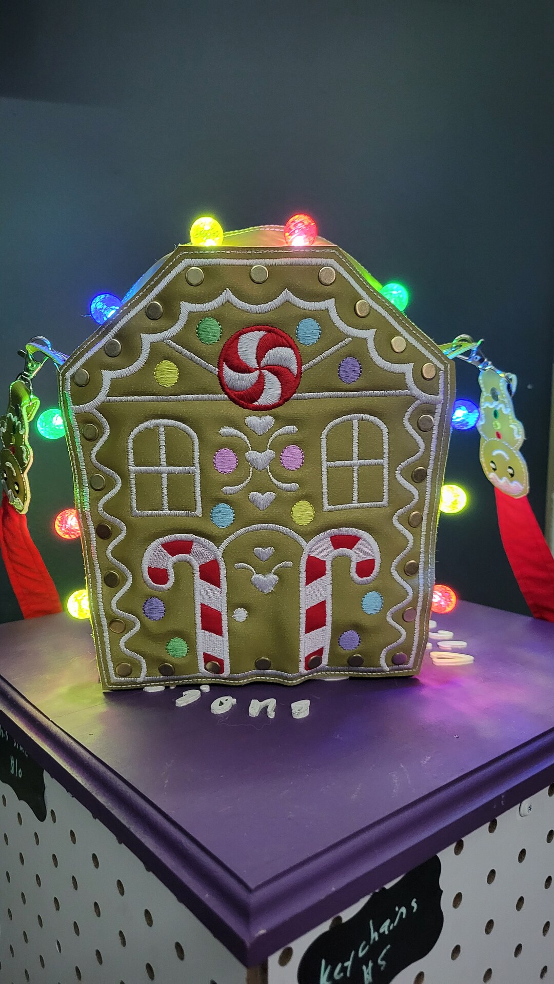 Gingerbread Purse With Lights - Etsy